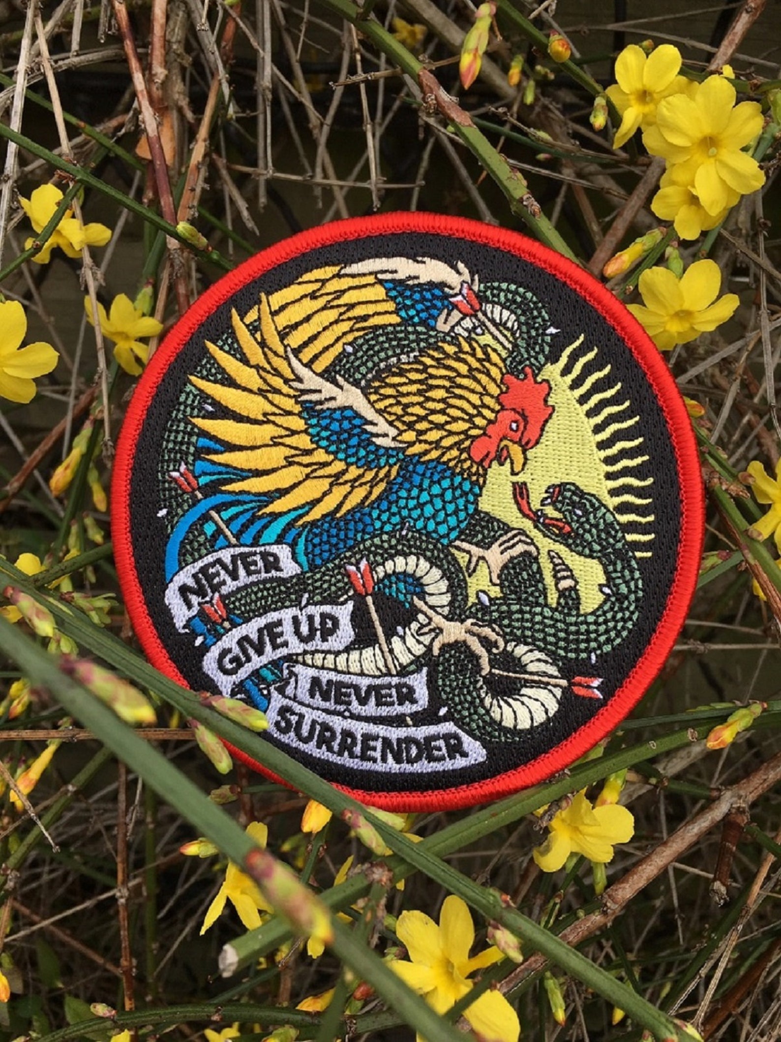 Never Give up Never Surrender Series #1 Patch From GCD - Etsy