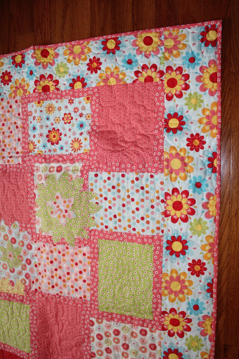 Handmade Girl's Quilt - Etsy