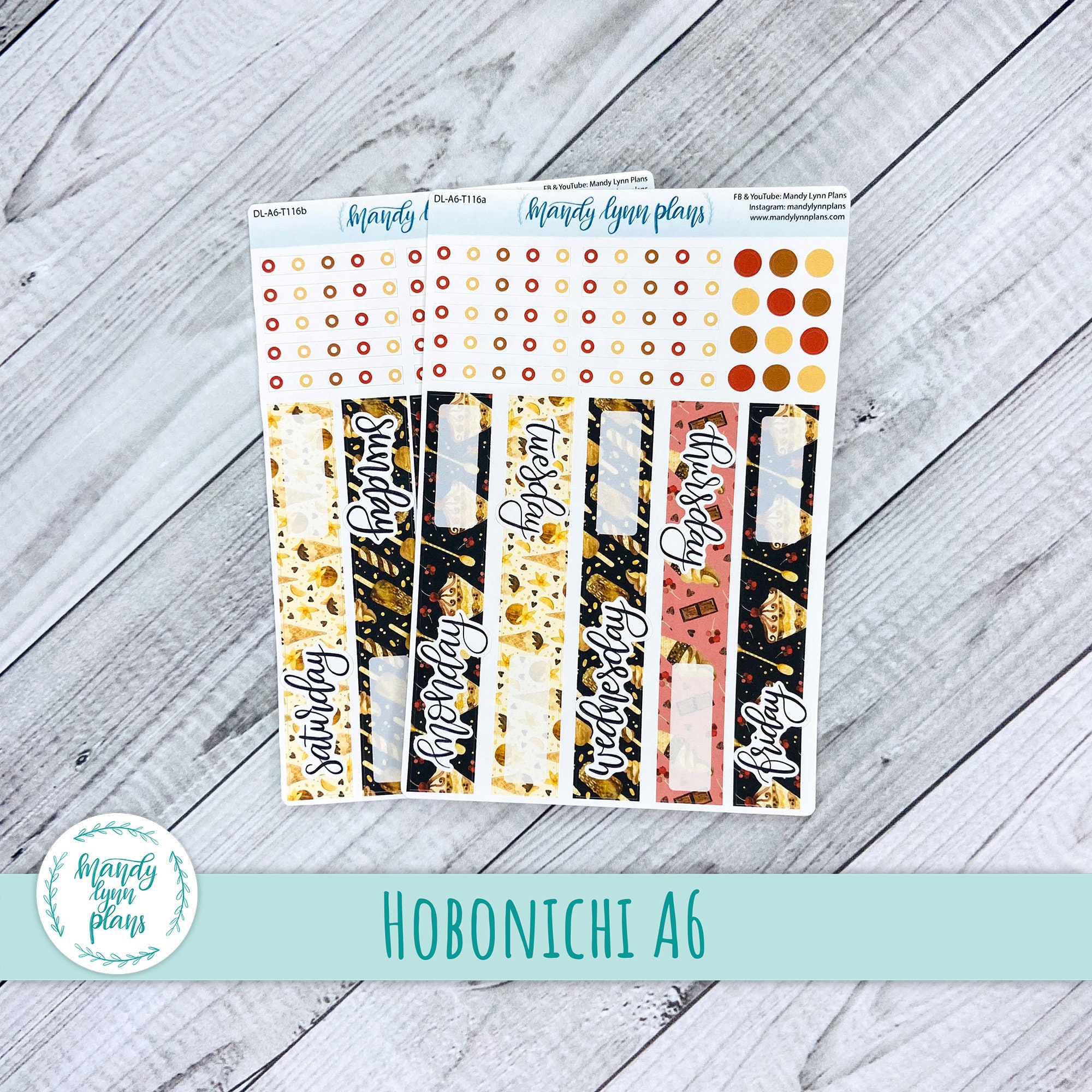 Scrapbooking Craft Supplies & Tools Removable Matte Stickers DL-A6-T110 ...