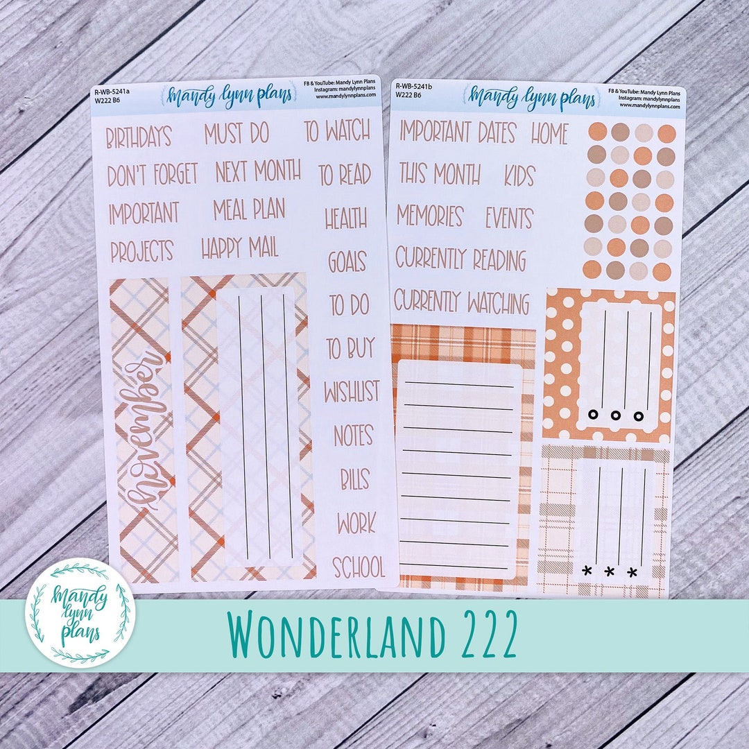 November Wonderland 222 Dashboard Pumpkin Plaid 241 - Etsy