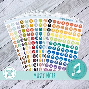 Music Notes, Eighth Notes, Band, Choir, Singing || 84 Removable Matte ...