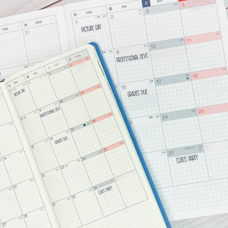 School Teacher Class Script Stickers Removable White | Etsy