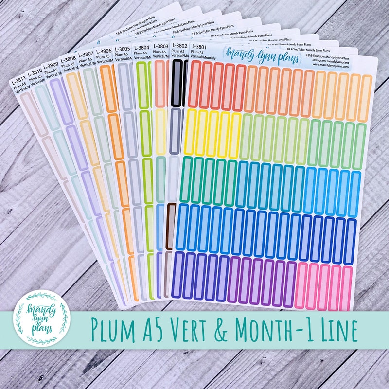 Plum Paper Monthly - Etsy