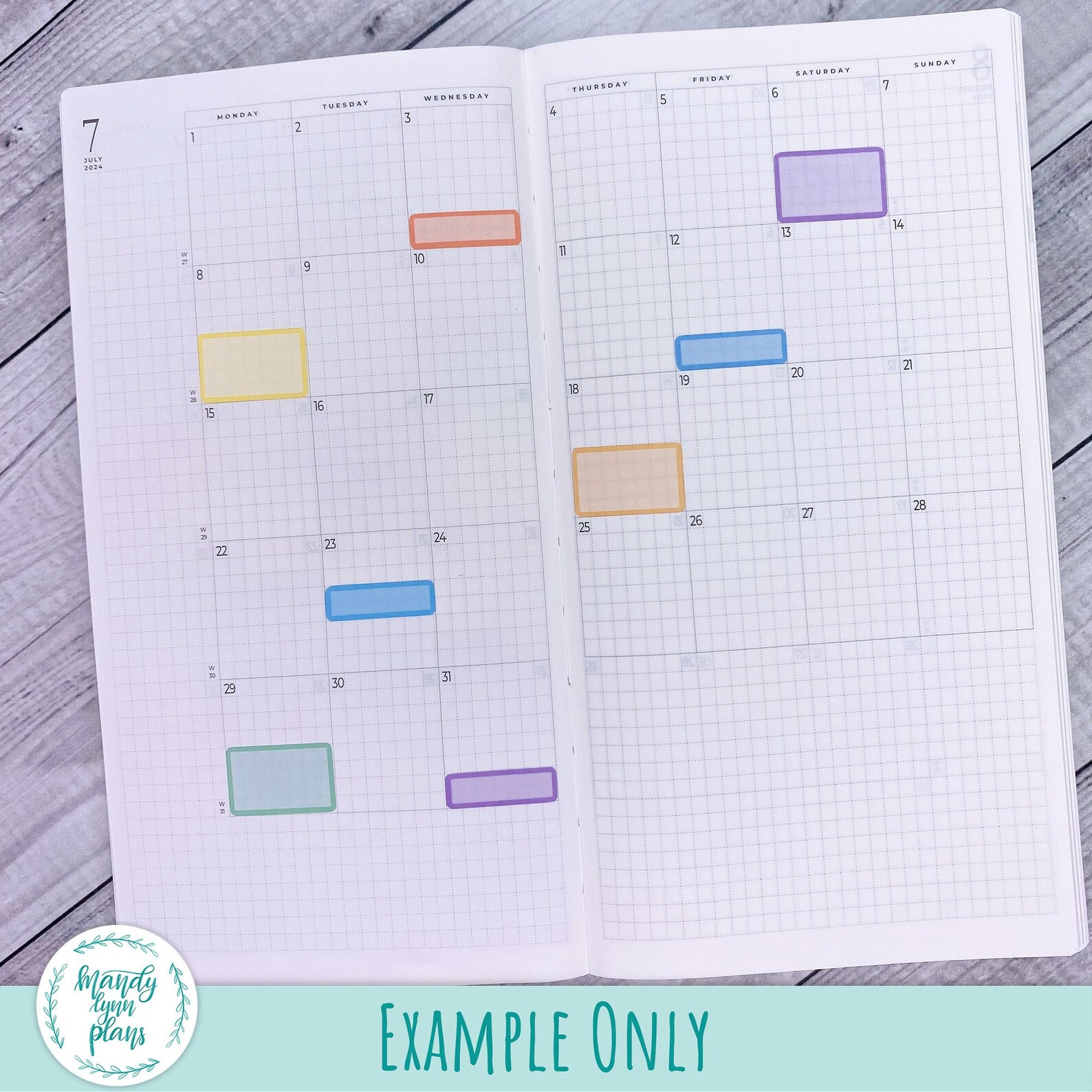 N1 Common Planner || Skinny Labels - Etsy