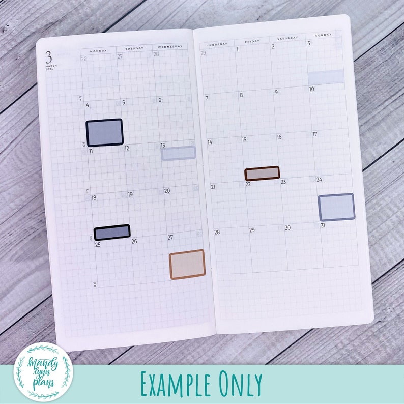N2 Common Planner || Large Labels - Etsy