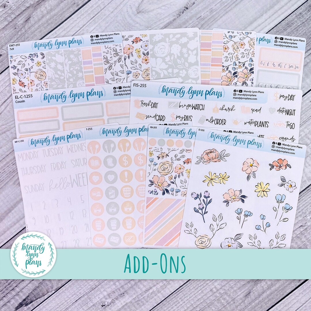 Spring Floral Add-ons || 255 - Etsy