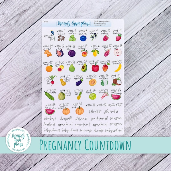 Pregnancy Stickers - Etsy