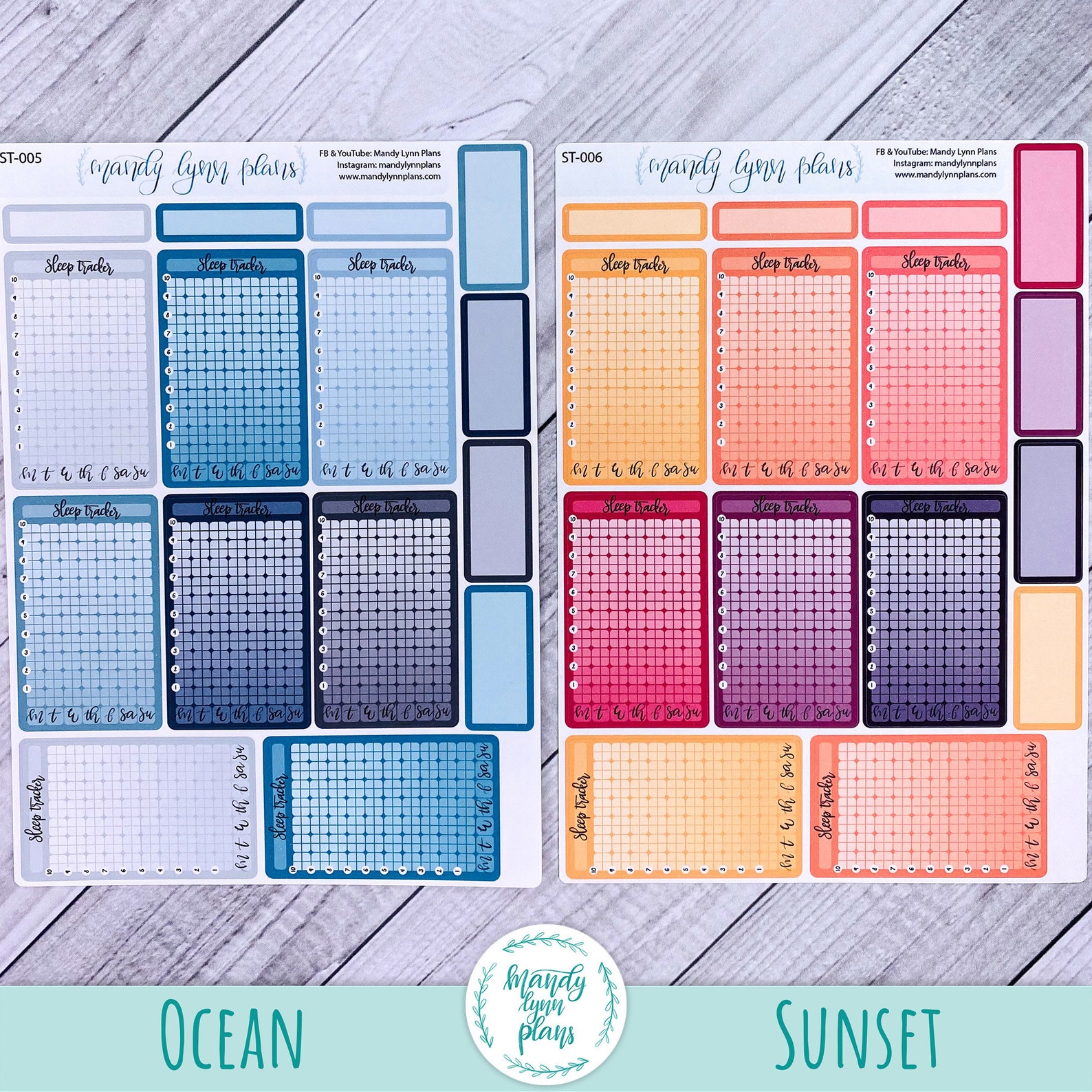 Hobonichi Cousin || Sleep Trackers || 15 Removable Matte Stickers - Etsy