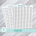 Snow Day Script Stickers Removable White Matte or Clear - Etsy