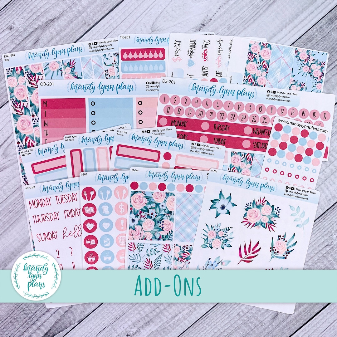 Arctic Garden Add-ons Washi, Clipart Deco, Full Box, Colored Days and ...
