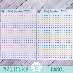 Standard Vertical Checklist || Multiple Colors || 48 Removable Matte ...
