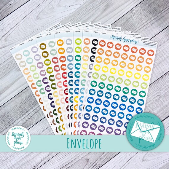 Mail Planner Icon Envelope Happy Mail Letter 84 - Etsy