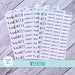 Date Night Script Stickers Removable White Matte or Clear - Etsy