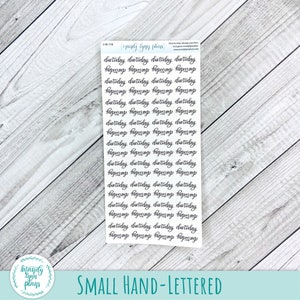 Due Today Script Stickers Removable White Matte or Clear Matte Stickers ...