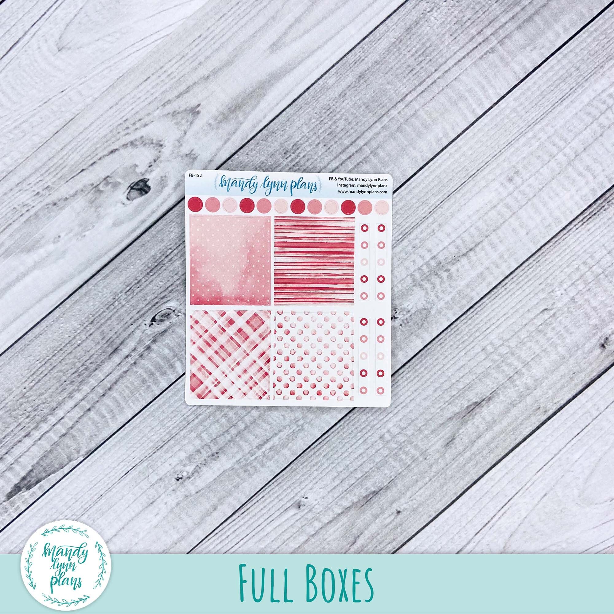 Rose Pink Add-ons Washi Full Boxes Colored Days and - Etsy
