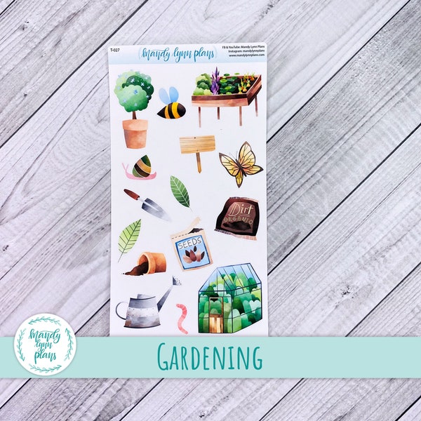 Greenhouse Planner Stickers - Etsy