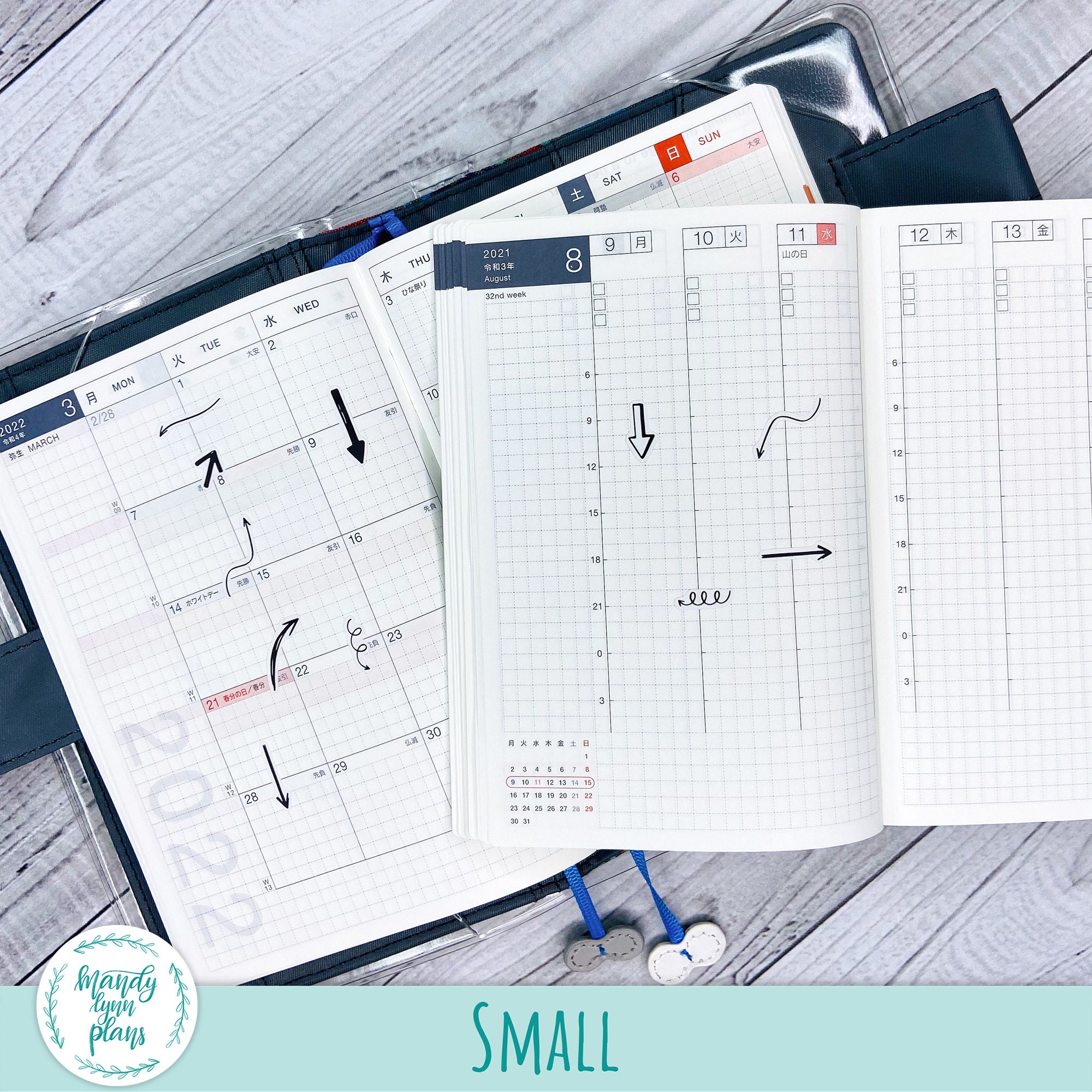 Arrow Planner Sticker Doodles || Removable White Matte or Clear Matte ...