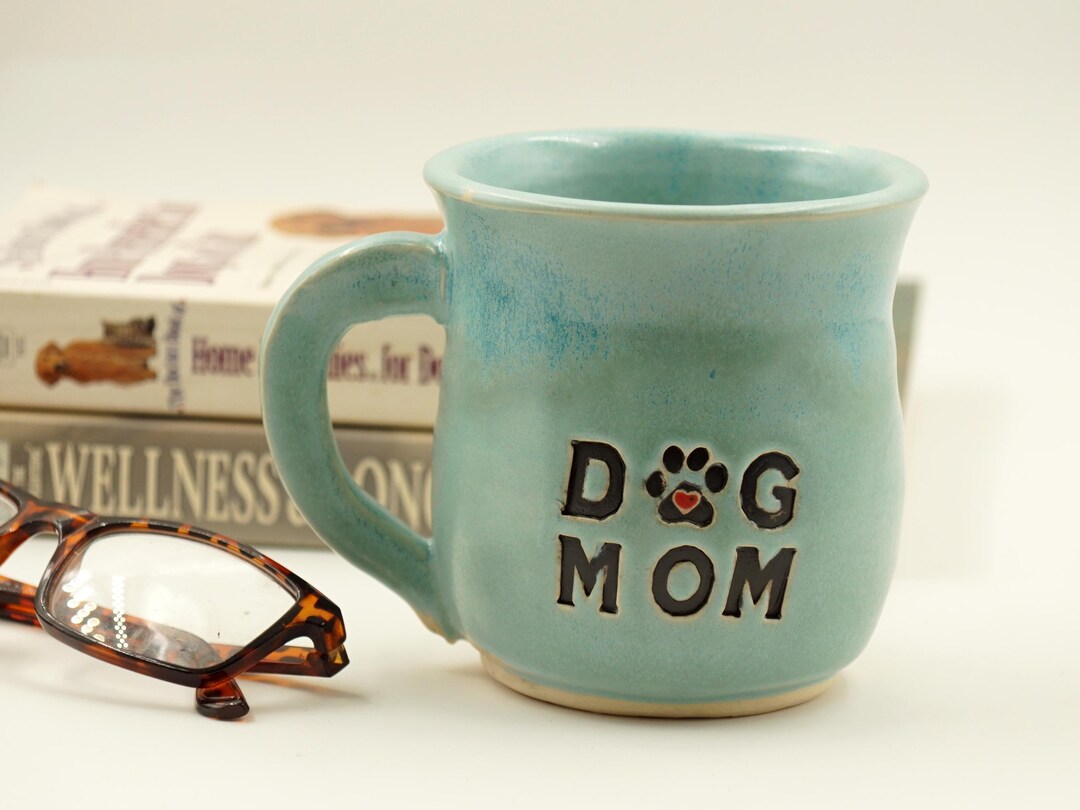 Handmade Pottery Coffee Mug – Rustic Dog Mom Gift - Etsy