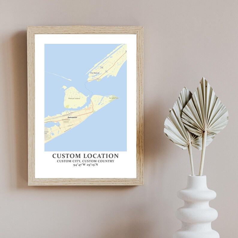 Custom Map Print Custom Map Art Custom Map Poster Custom - Etsy