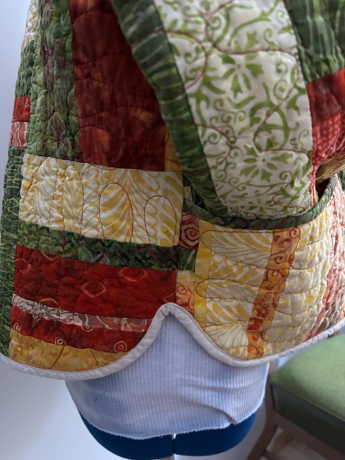 Quilted Jacket Handmade - up Cycled Handmade Quilt- Women’s Size Medium ...