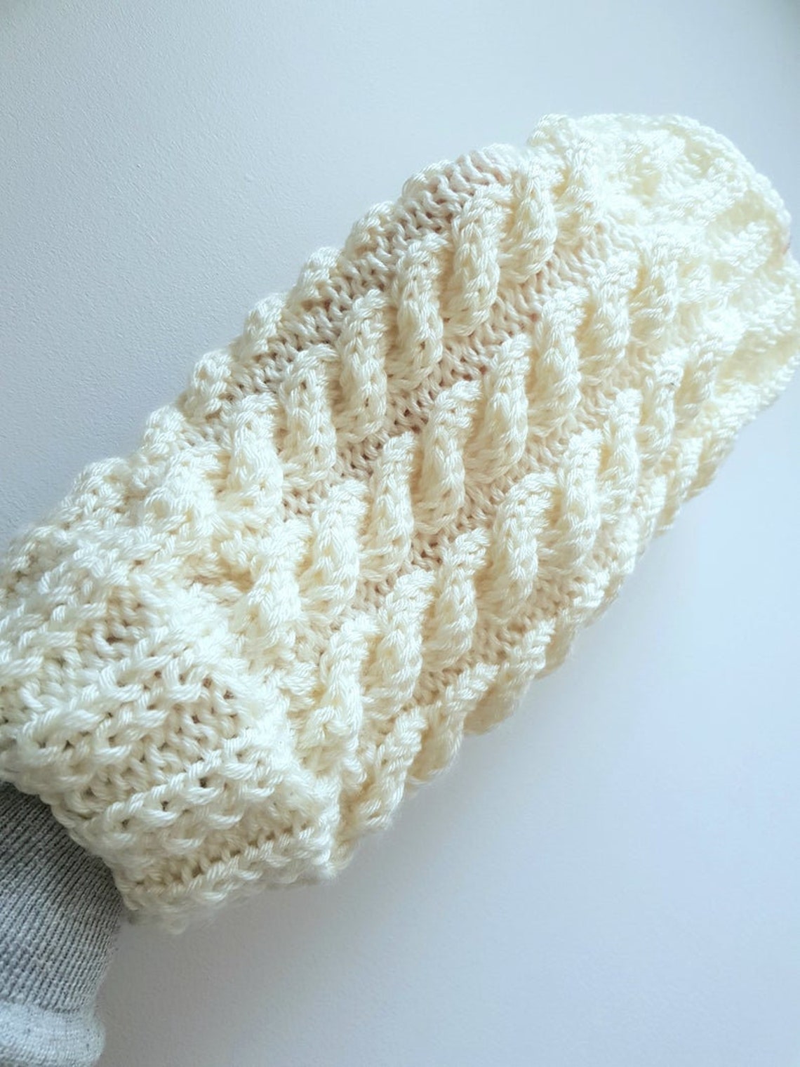 Knit accessory pattern / hand muff knit pattern / pattern for | Etsy