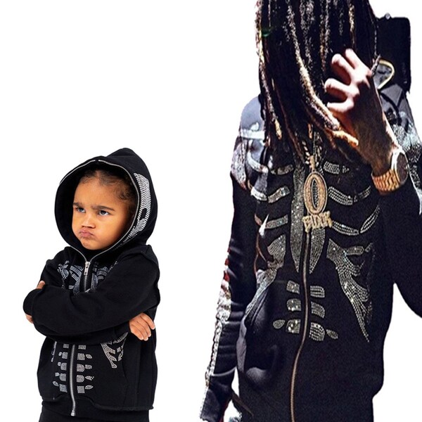 Rhinestone Skeleton Jacket - Etsy