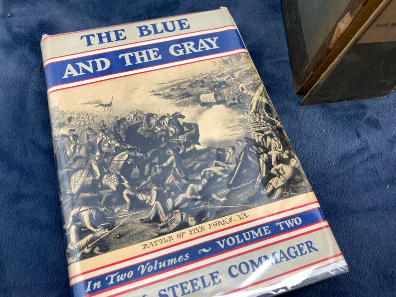 Vintage the Blue and the Gray Story Civil War Henry Steele Commager 2 ...