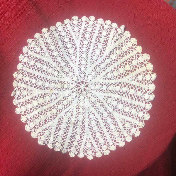 Large Round Doily - Etsy