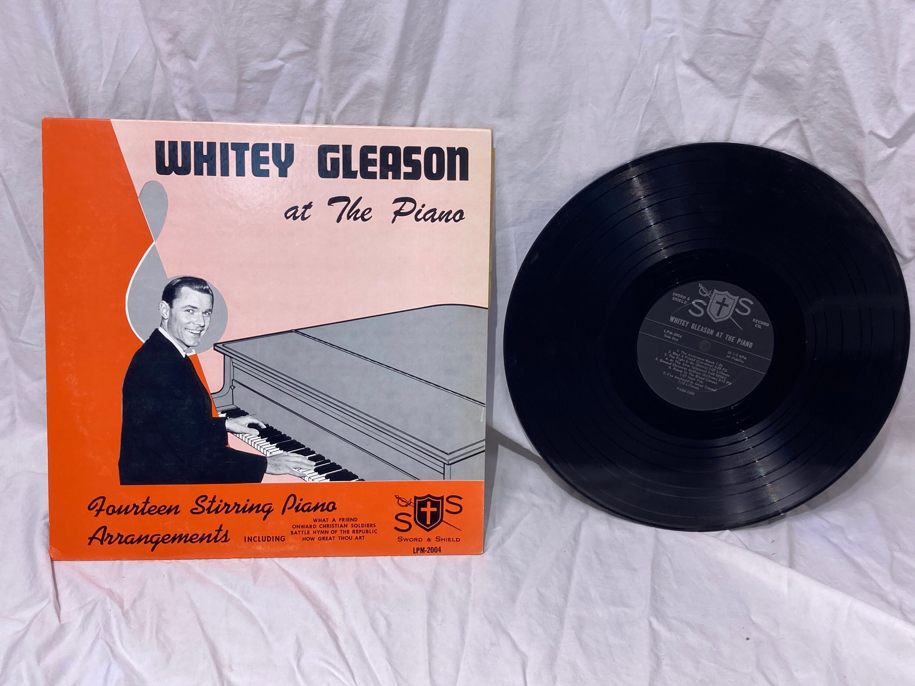 Rare WHITEY GLEASON at the Piano Record 33 Rpm Vintage Vinyl - Etsy