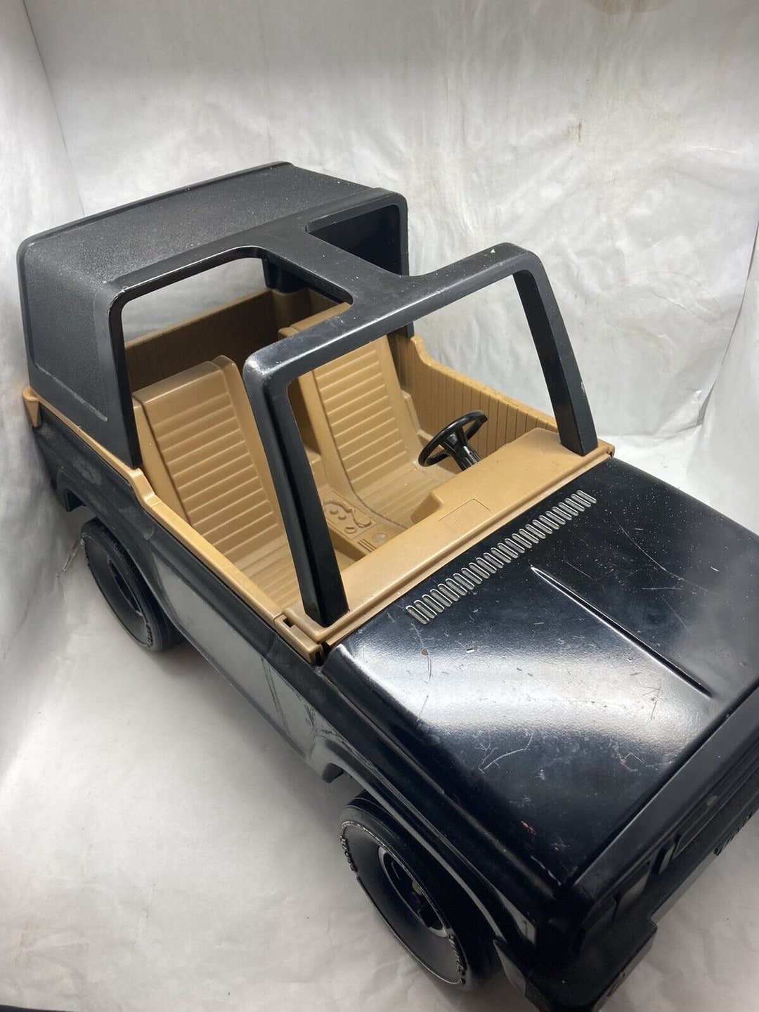 VINTAGE TONKA BRONCO Truck Toy 1980's Rare Black W/metal Bottom and ...