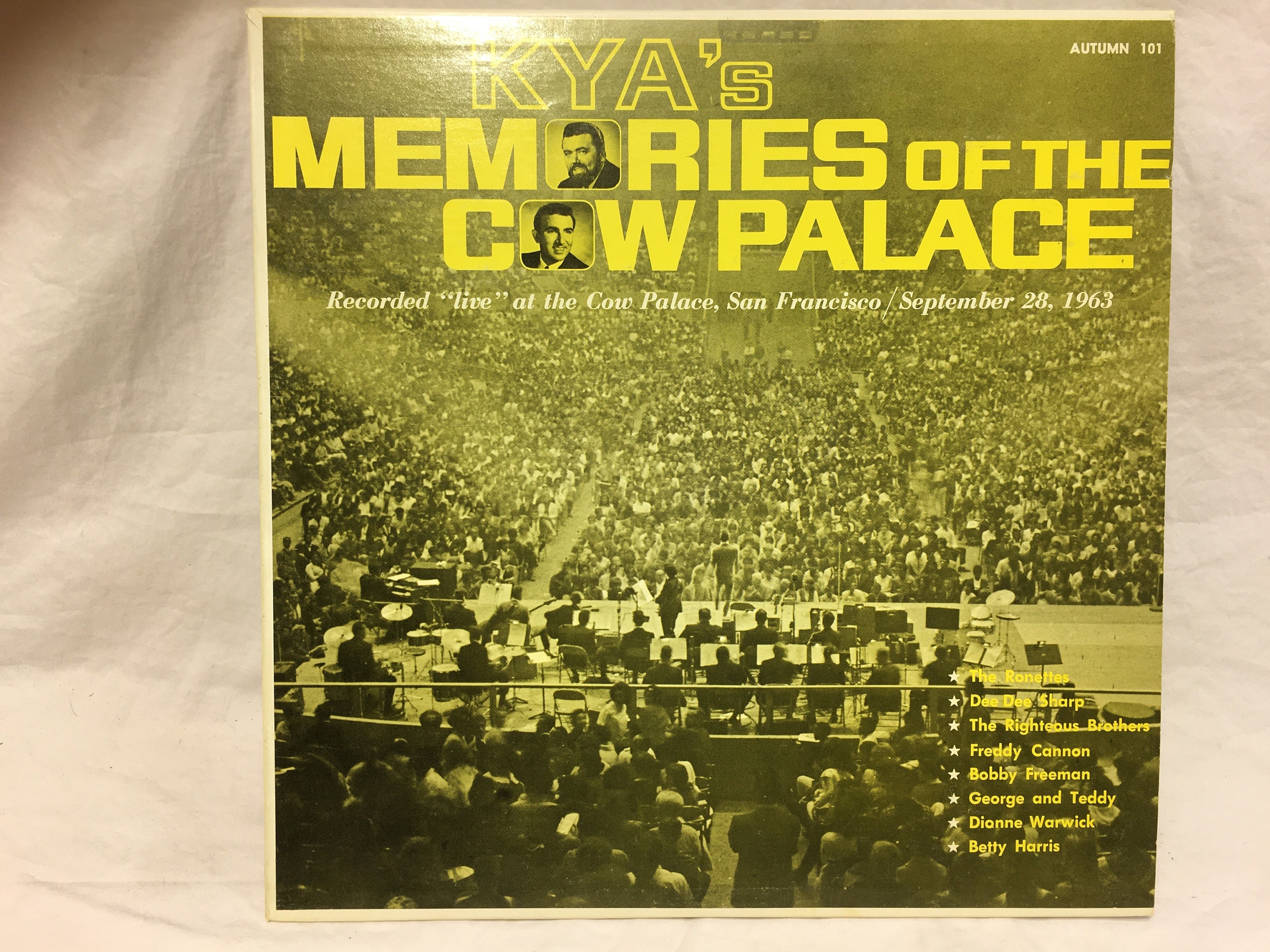 Vintage 1963 Kya's Memories of the Cow Palace Vinyl Record Ex Rare , LP ...