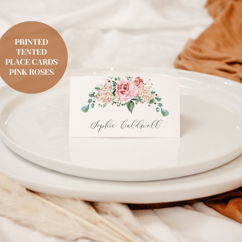 Rose Place Card Holders - Etsy