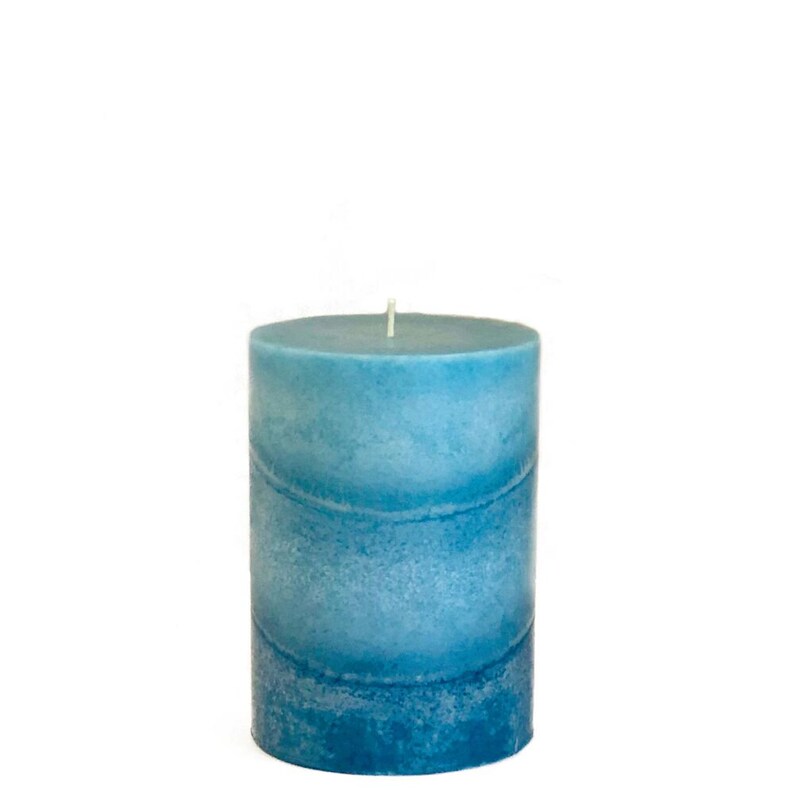 Wicks N More Caribbean Blue Scented Candle | Etsy