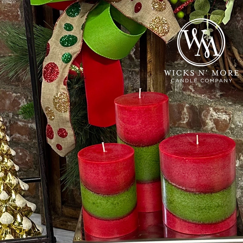 Candles Pillar Decorative - Etsy