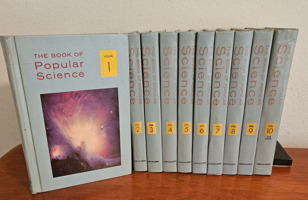 Vintage the Book of Popular Science Complete Encyclopedic 10-volumes by ...
