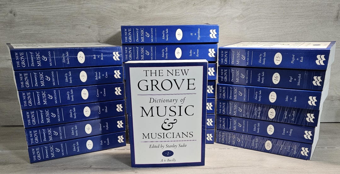 The New Grove Dictionary of Music and Musicians 1980 Volumes 1-20 ...