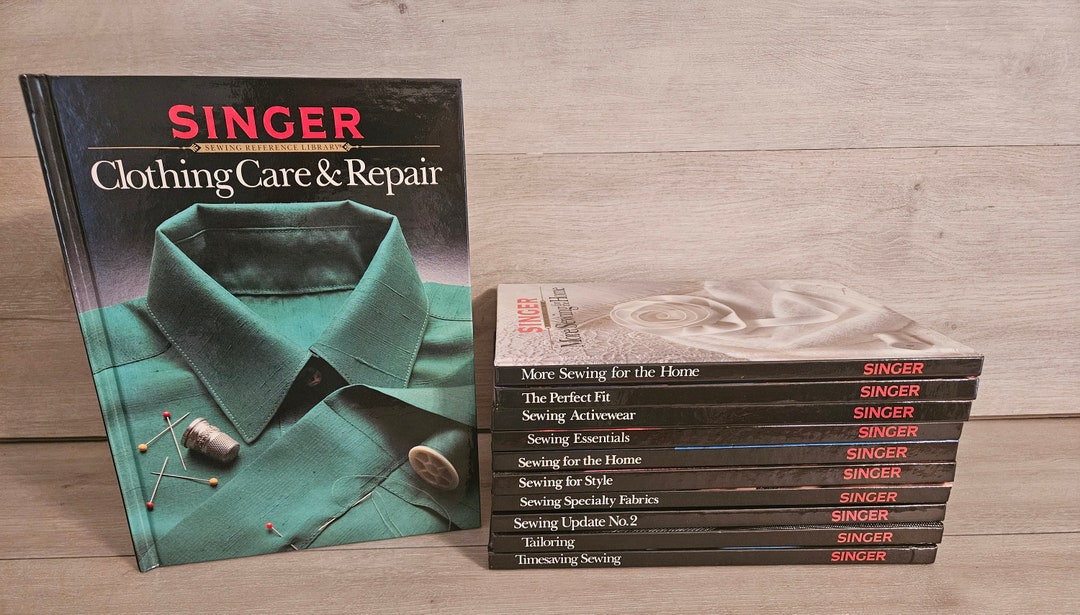 From the 1980s, singer Sewing Reference Library Hardcover Book Lot of ...