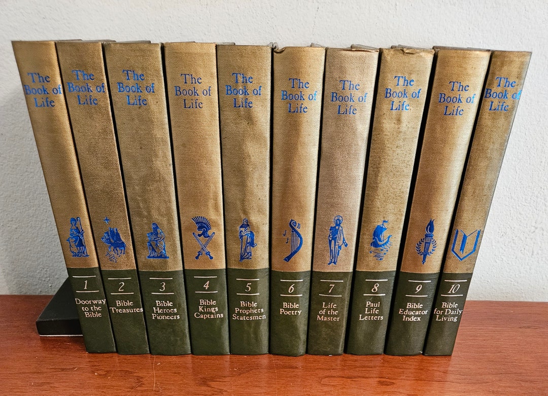 The Book of Life Bible Studies Complete Set of 10 1979 Printing ...