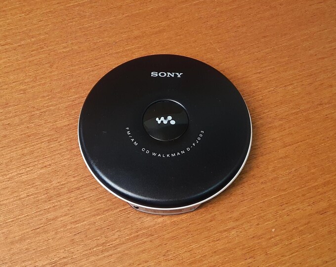 Vintage Sony Discman Portable CD Player D-FJ003 Fm/am CD Walkman-vintage Retro Portable CD ...