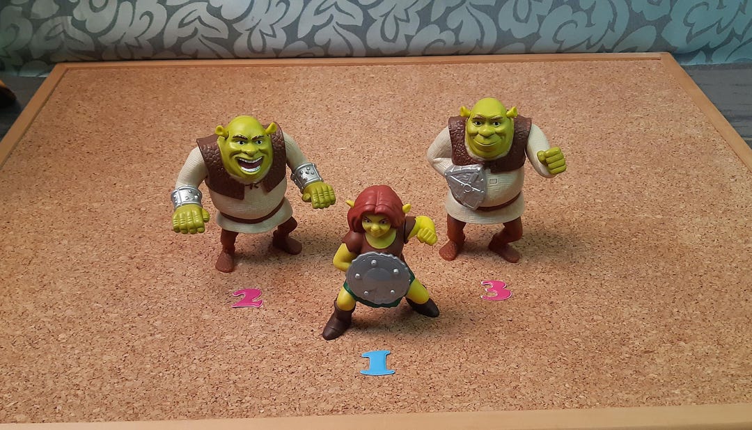 Mcdonald’s Happy Meal-vintage Toys Disney Shrek-you Pick-no Sound ...