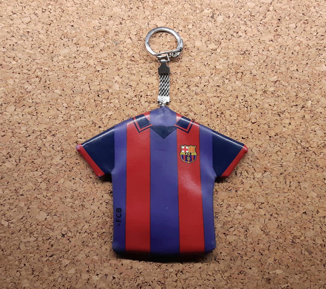 Vintage FC Barcelona Keychain and Coin Purse-rare Keyring for FCB ...
