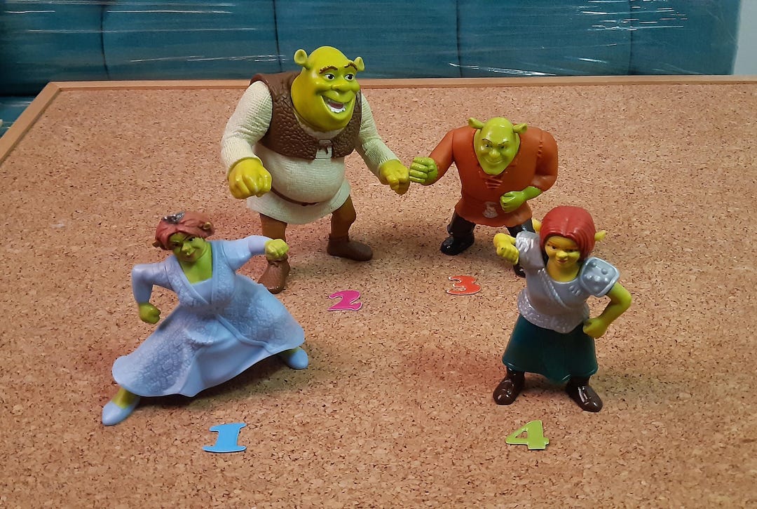 Mcdonald’s Happy Meal-vintage Toys Disney Shrek-you Pick-no Sound ...