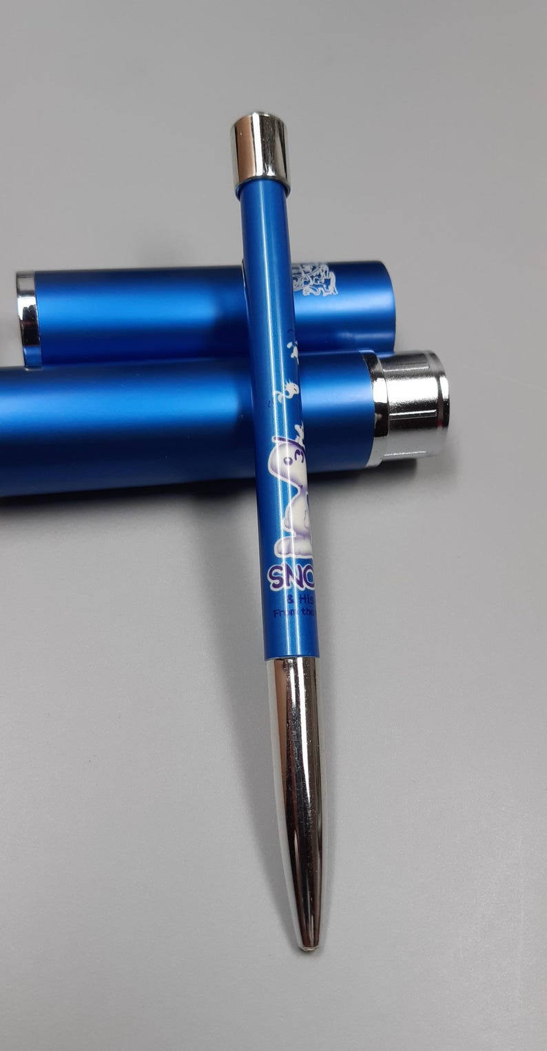 Snoopy Ballpoint Pen-blue Silver Pen Mp5808-snoopy & His Friends From ...