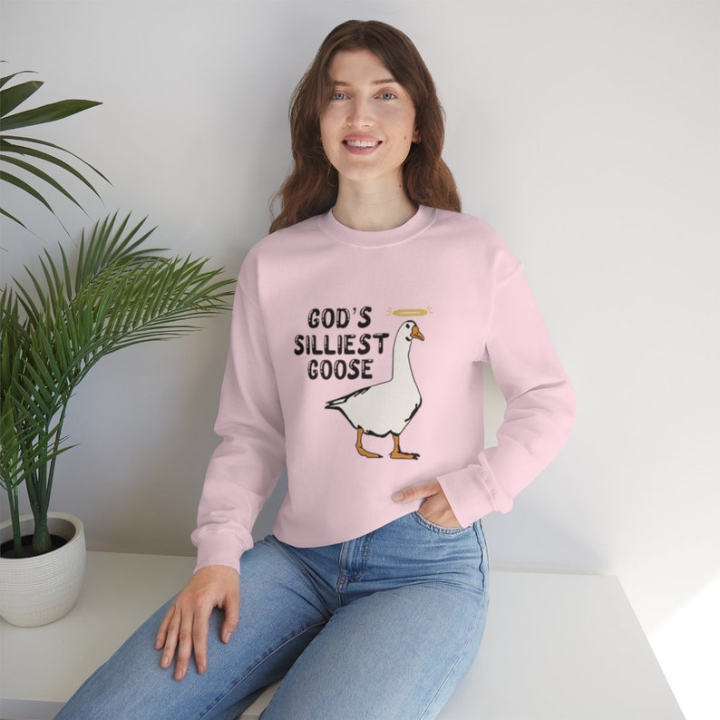 God's Silliest Goose Unisex Heavy Blend Crewneck - Etsy