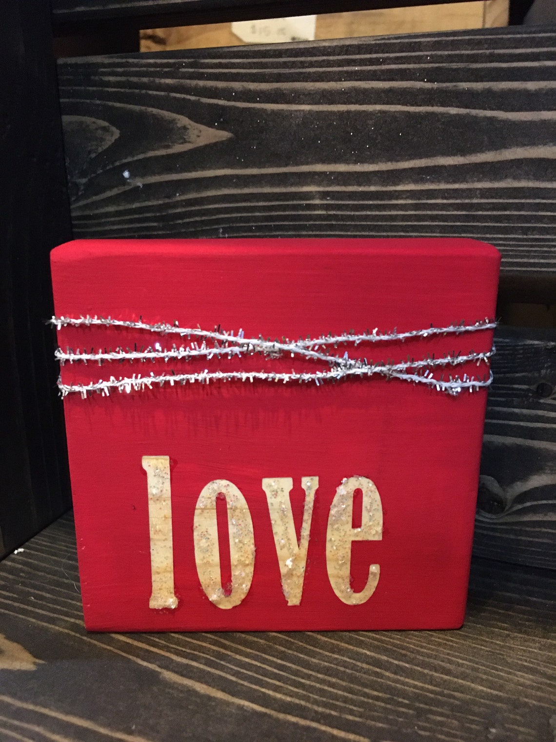 Mini Wood Block Sign Seasonal Signs Tiered Tray Decor Table | Etsy