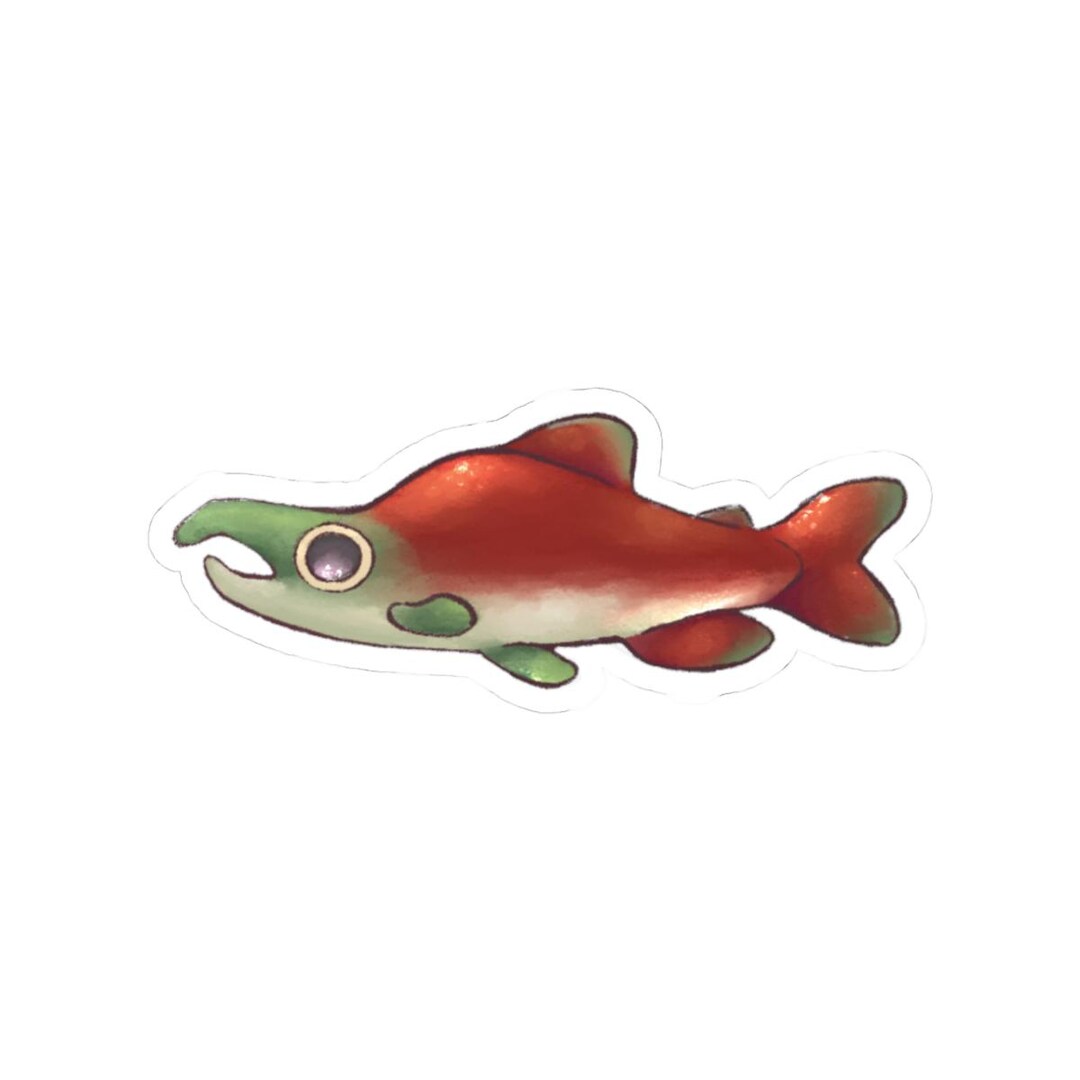 Sockeye Salmon Stickers - Etsy