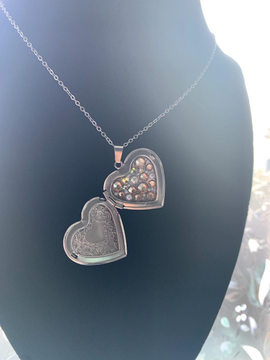 GEM Locket/pendant- Chrome - Etsy