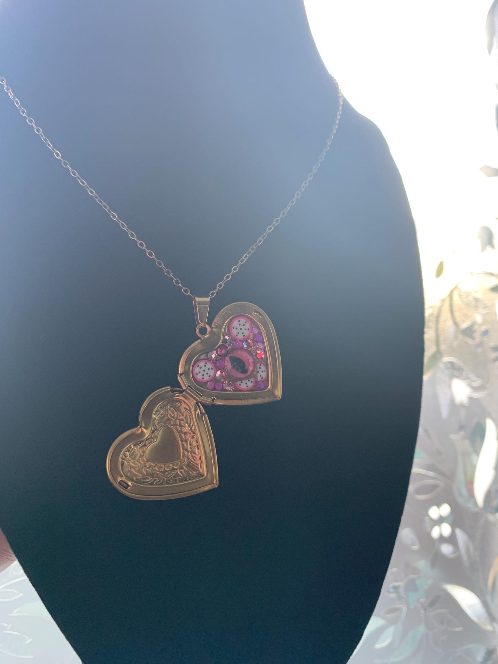GEM Locket/pendant- Dragon Fruit - Etsy