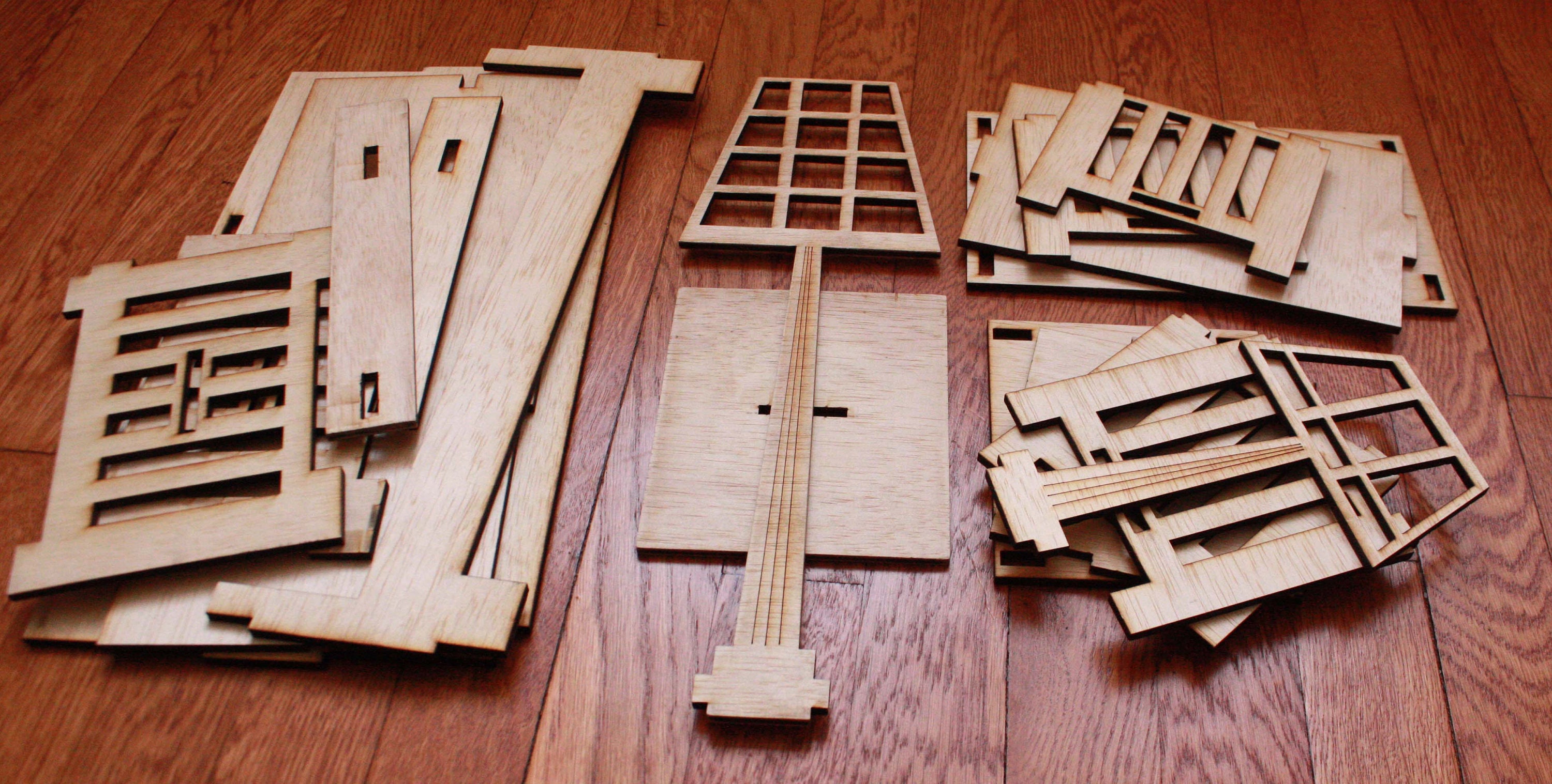 5-piece Couch Set for 18-inch Dolls Pattern Vector for Laser Cutting ...