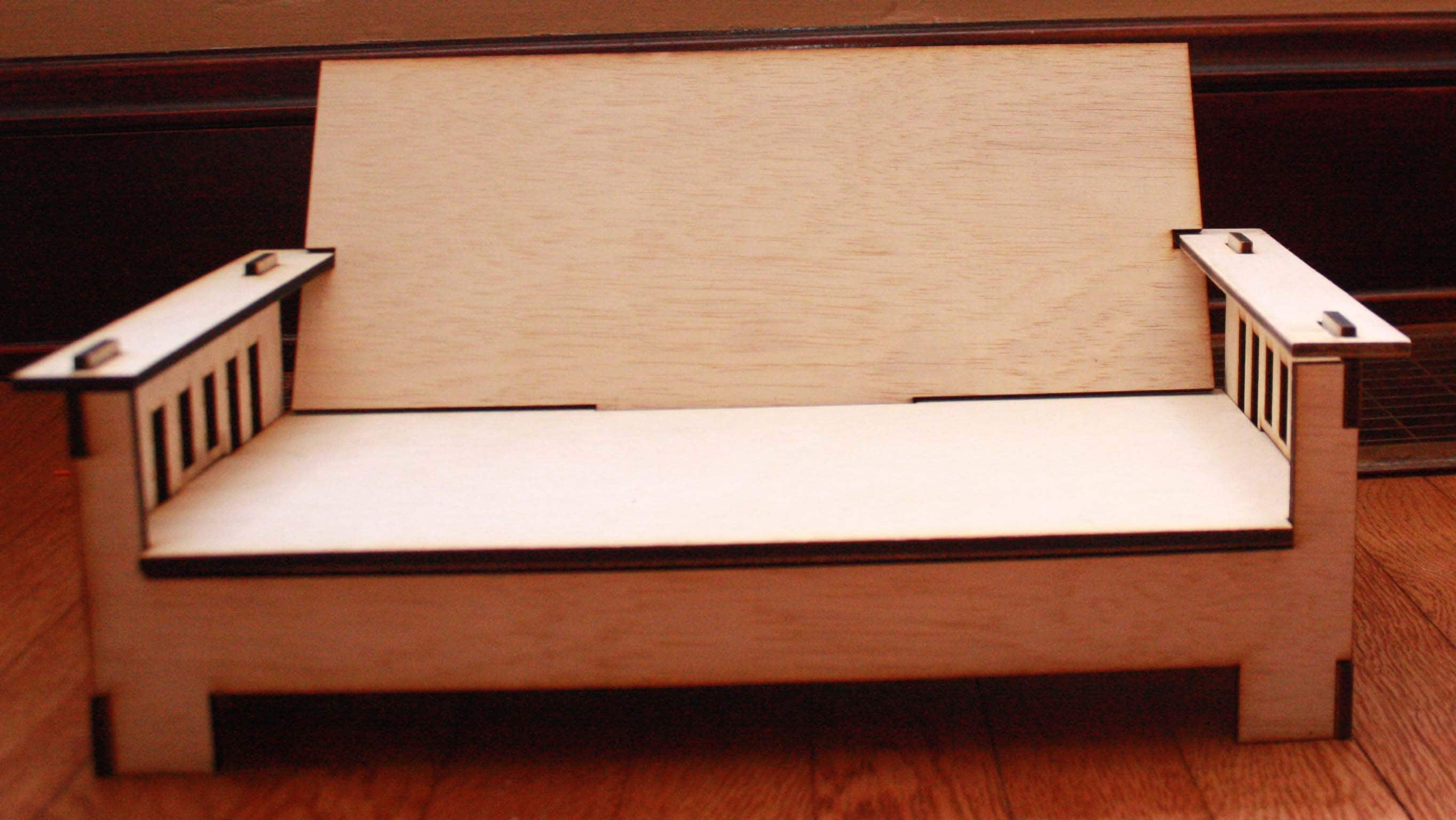 18-inch Doll Couch Pattern Vector for Laser Cutting CNC - Etsy